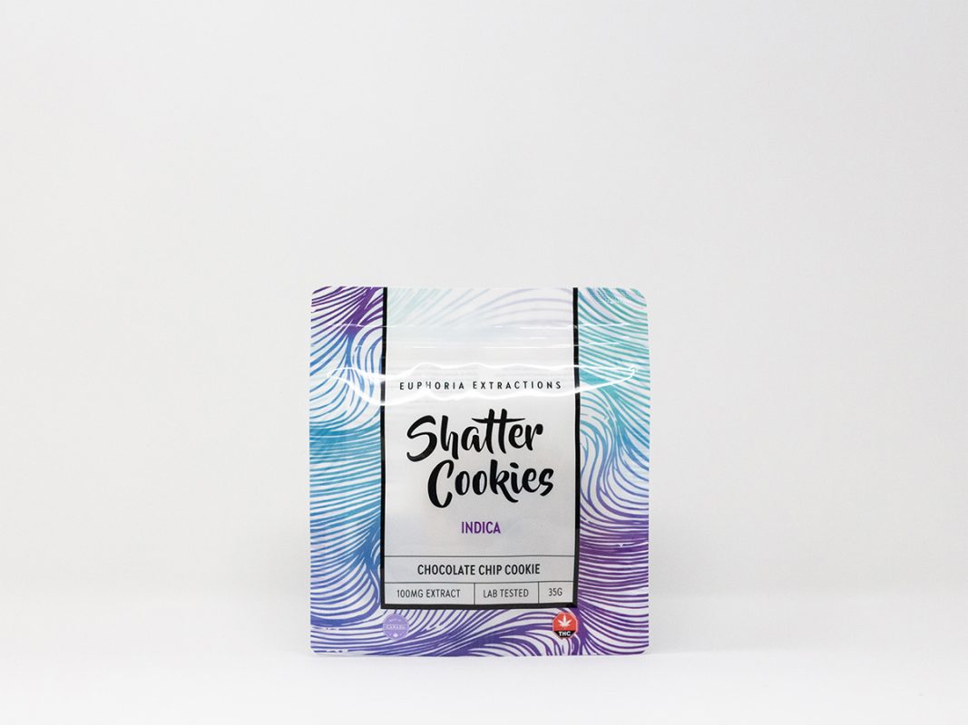 Euphoria Extractions – Shatter Cookies (Indica 100mg) – Buy Weed Online