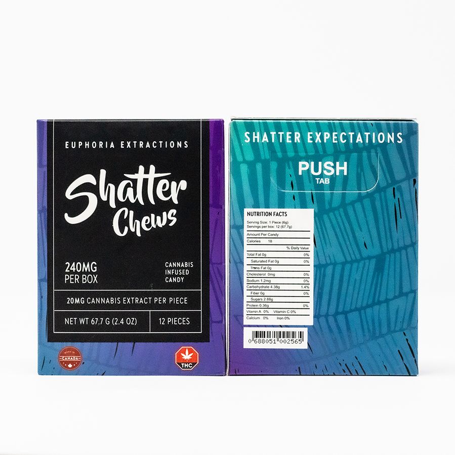 Euphoria Extractions – Indica FSE Shatter Chews – Kush Buddy