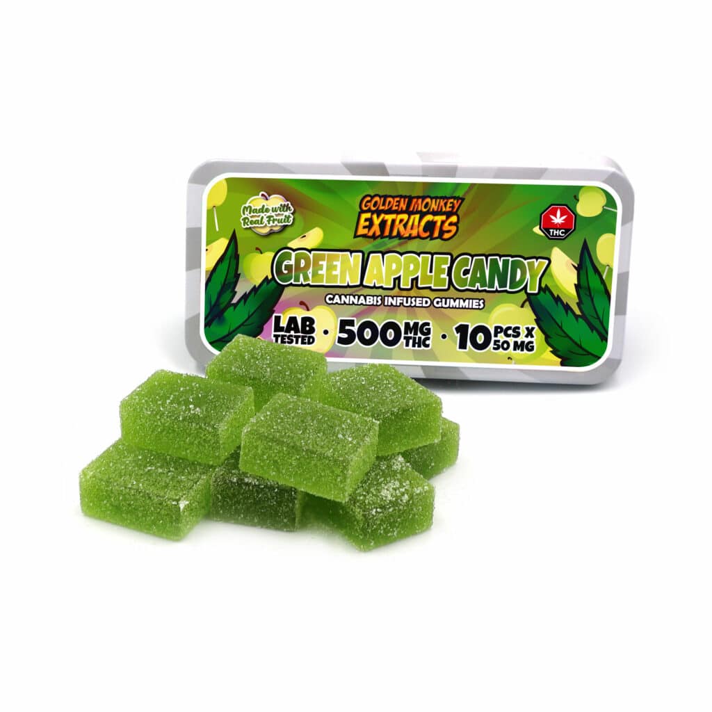 Golden Monkey Extracts Gummy 500mg THC Pack